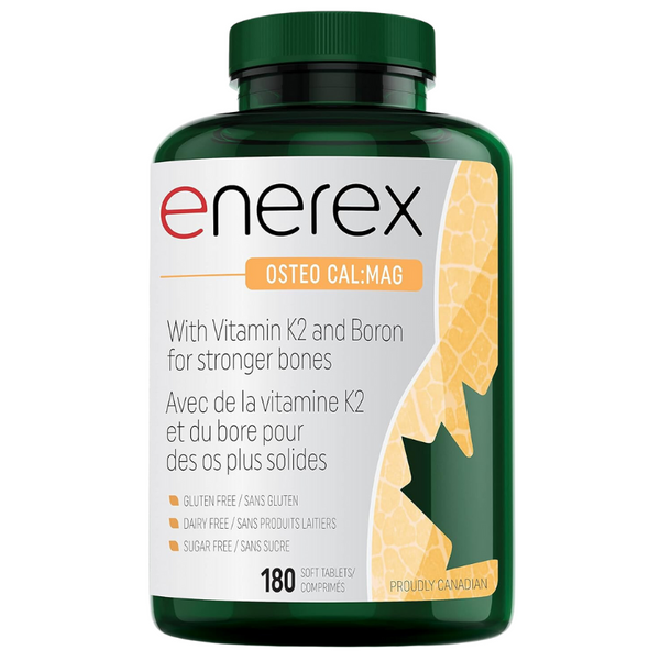 Enerex Osteo Cal:Mag 180 Tablets – 12 Baskets Nutrition & Health Co.