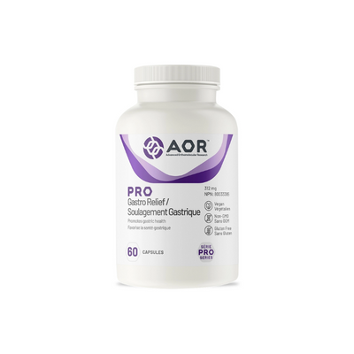 AOR PRO Gastro Relief 60 VCaps – 12 Baskets Nutrition & Health Co.